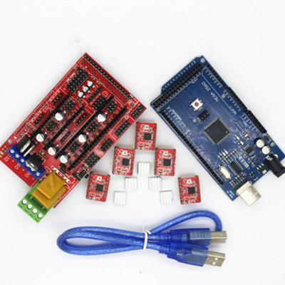 New 3D Printer Kit Mega 2560 + RAMPS 1.4 + 5X A4988 for Arduino RepRap ...