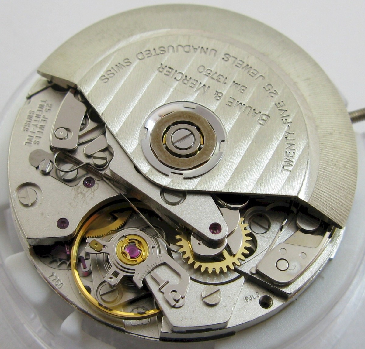 Baume & Mercier 13750 Chronograph watch Movement for parts Baume & Mercier 13750 Chronograph watch Movement for parts