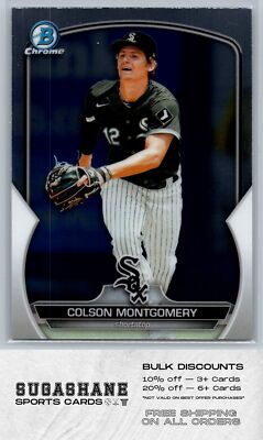2023 Bowman BCP-48 Colson Montgomery Chicago White Sox Baseball Card | eBay
