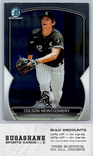 2023 Bowman BCP-48 Colson Montgomery Chicago White Sox Baseball Card | eBay