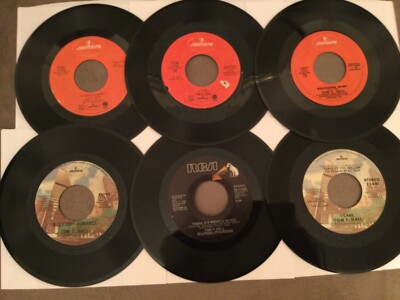 Tom T. Hall 45 Lot “Ravishing Ruby”/ “I Love”/ “Watergate Blues ...