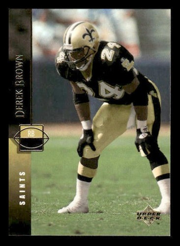 1994 Upper Deck #289 Derek Brown New Orleans Saints | eBay