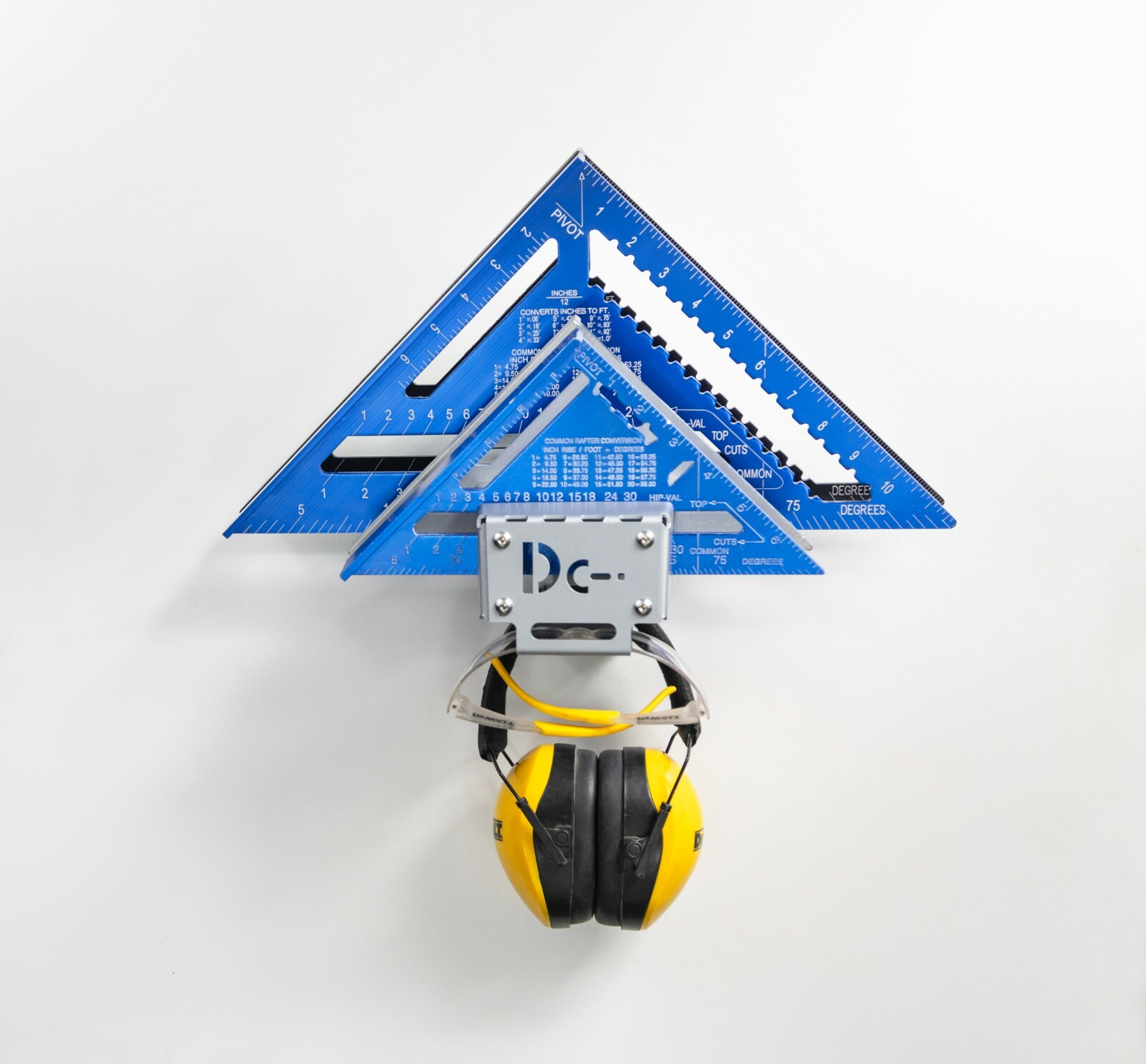 Speed Square, Earmuffs, Safety Glasses - Rack / Holder | eBay