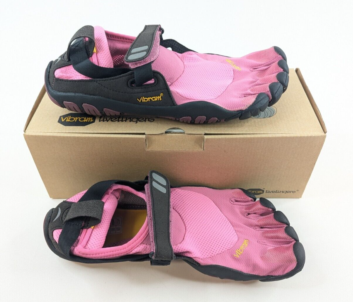 Vibram Fivefingers TrekSport Pink Black Barefoot Shoes W4438 | eBay