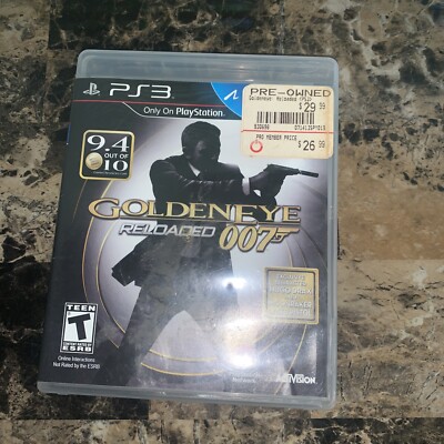 GoldenEye 007 Reloaded PS3 PlayStation 3 AD Complete CIB - (See Pics ...