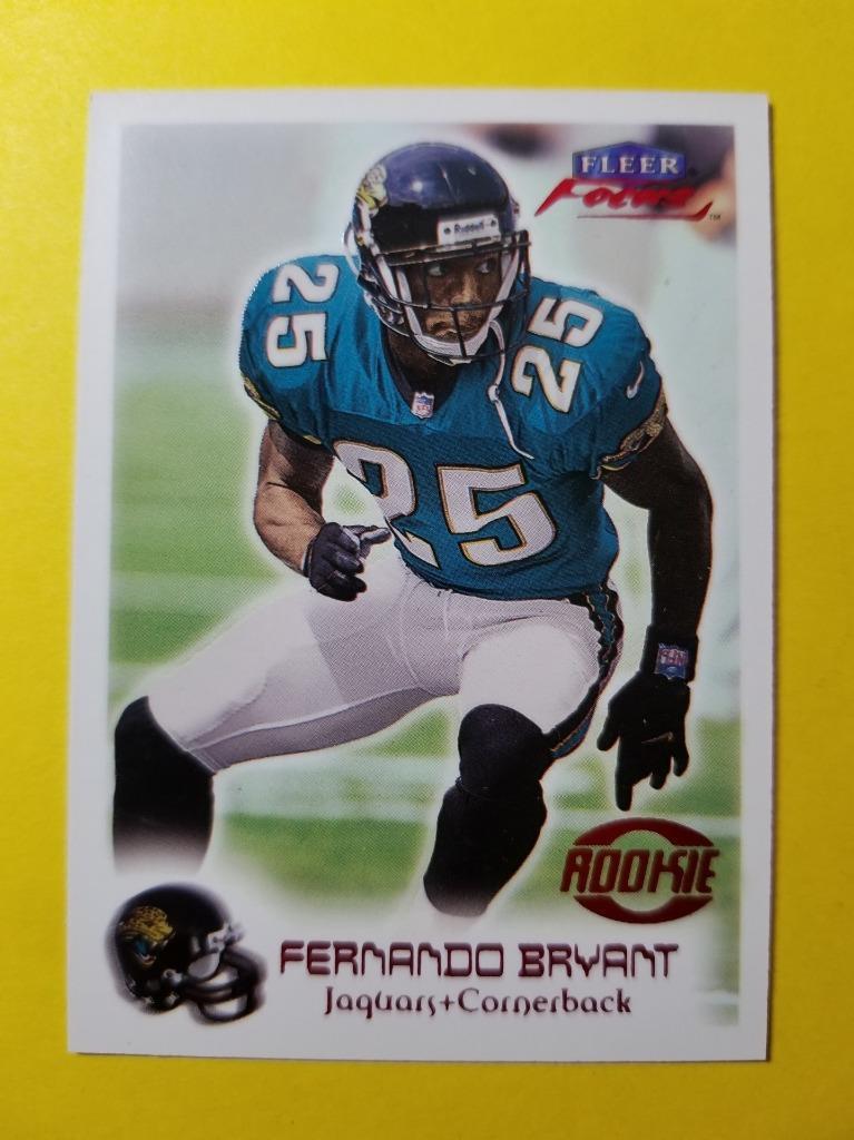 FERNANDO BRYANT - RC ROOKIE #102R JACKSONVILLE JAGUARS - ALABAMA - 1999 ...