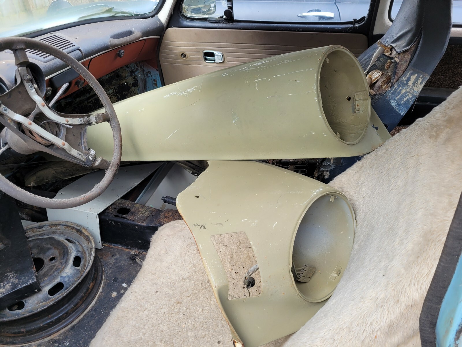 1972 VW Squareback project car salvage volkswagen parts car | eBay