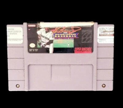 Vintage Ken Griffey Jr Presents Major League Baseball Super Nintendo ...