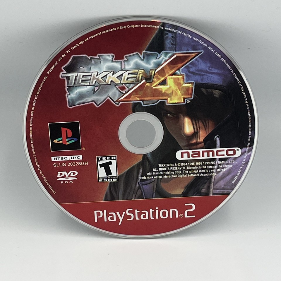 * Tekken 4 (Sony PlayStation 2 PS2, 2002) Disc Only | eBay