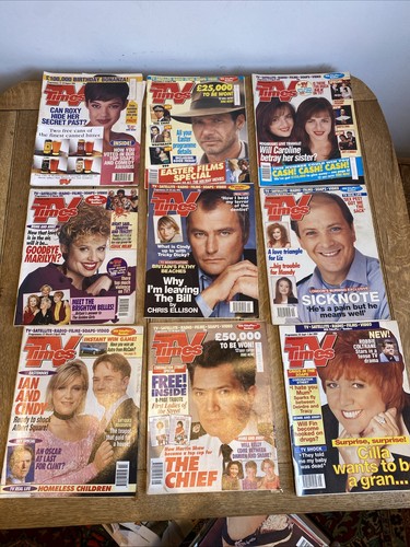 TV Times Magazines Vintage Collectible bundle of 9 good condition | eBay UK