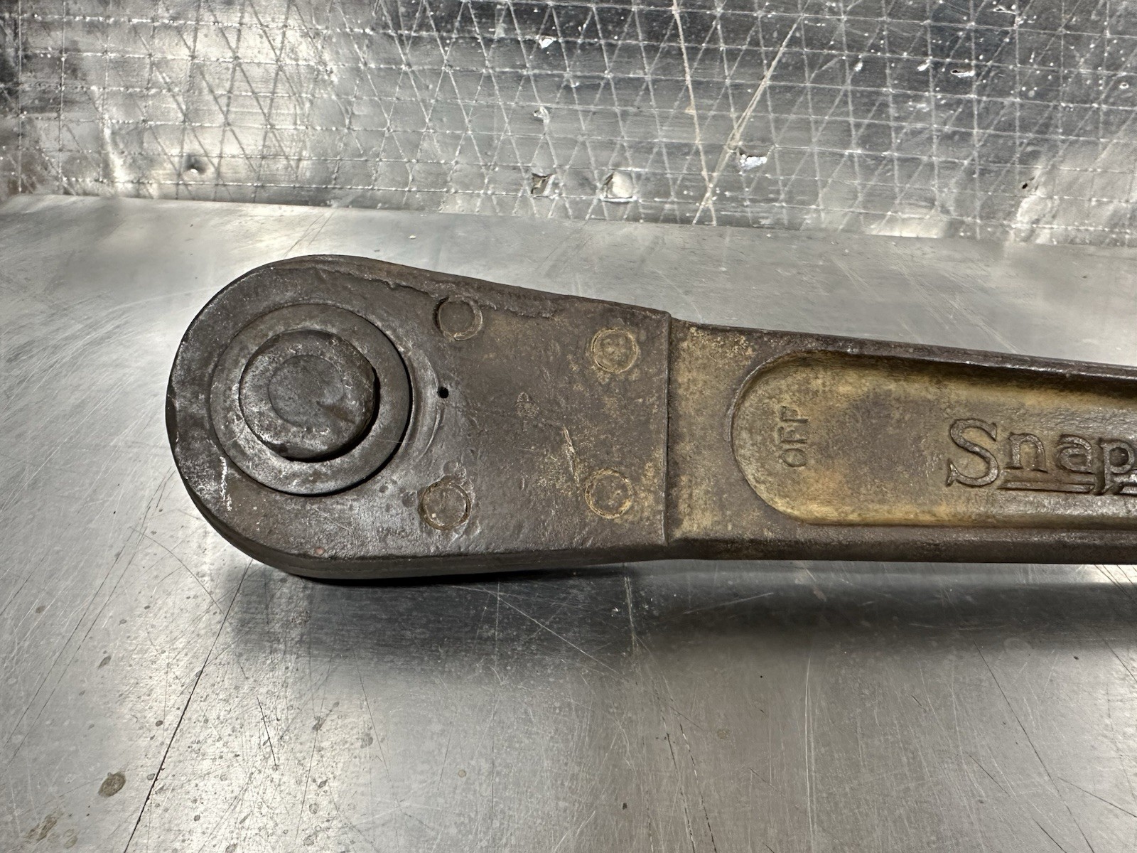 Rare 1920s Snap-On Tools Pre-Patent First Casting 5/8” Drive Push Thru ...