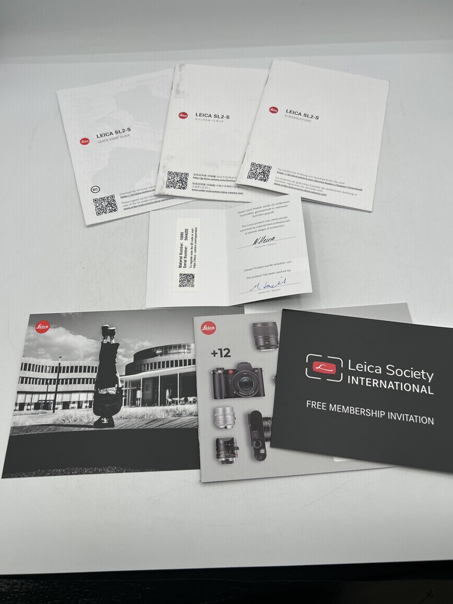 Leica Sl2-S Body Black Model Number 9584 Full Size Mirrorless Camera | eBay