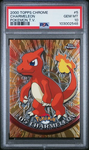 2000 TOPPS CHROME POKEMON T.V. #5 CHARMELEON PSA 10 | eBay