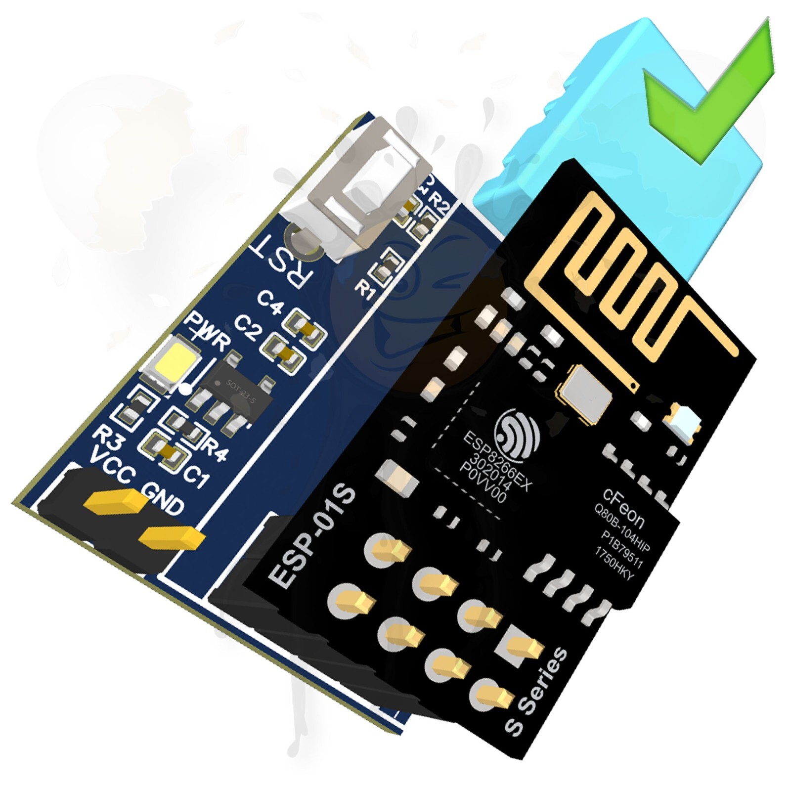 Tasmota WiFi DHT22 DHT11 DS18B20 ESP8266 | Grelly UK