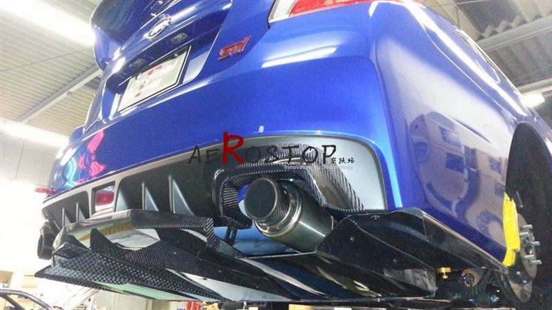 CARBON VRS STYLE REAR DIFFUSER WITH FITTING KIT FOR IMPREZA 11 VAB VAF ...