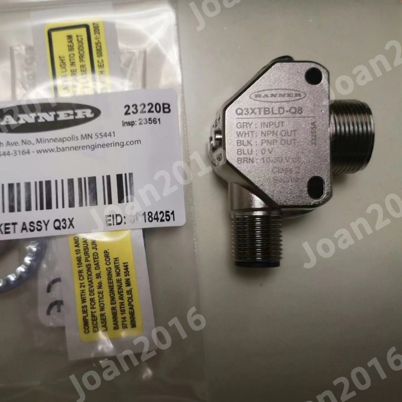 New Original BANNER Q3XTBLD-Q8 91638 Laser Contrast Sensor | eBay