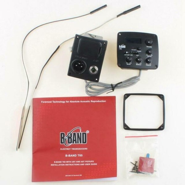 Original B-band Acoustic Guitar Pickup System T65 xOM EQ Tuner for sale ...