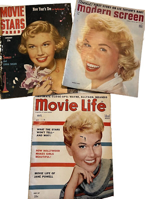 Doris Day - Hollywood’s Golden Age Movie Star Magazines - Lot of 3! | eBay