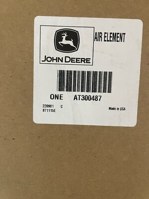 John Deere Primary Air Filter Element - AT300487 OEM Original Filter | eBay