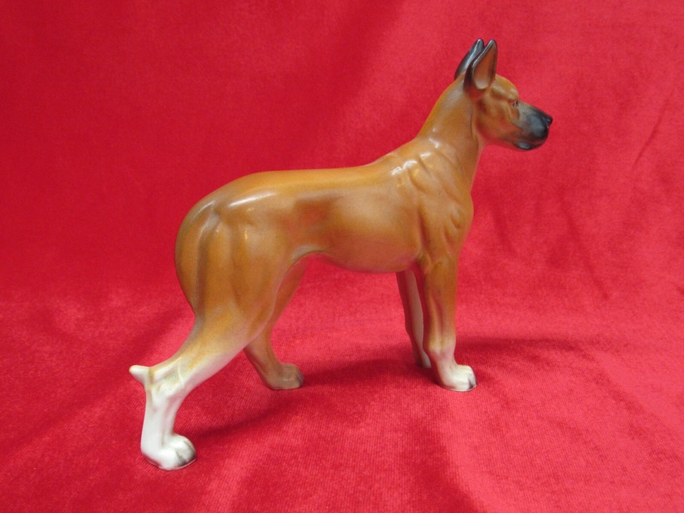 Norcrest Japan Great Dane Porcelain/Ceramic Matte Finish Figurine. | eBay