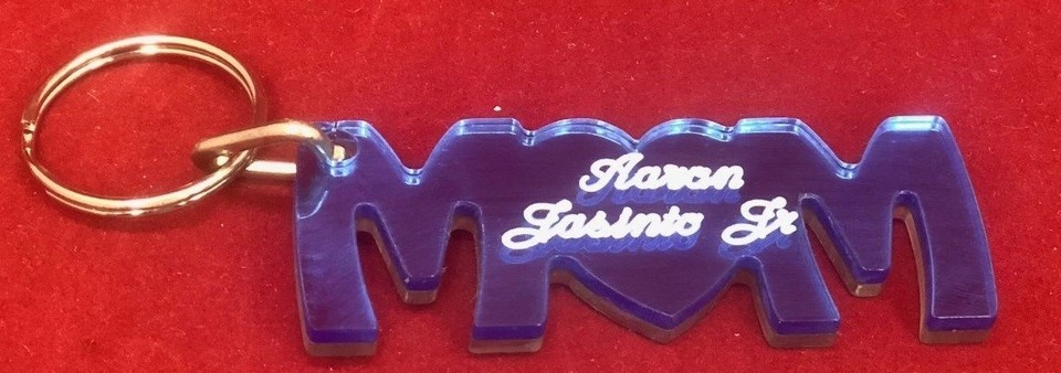 Mom Keychain Custom Names Free Engraved key chain Mother Key Ring ...