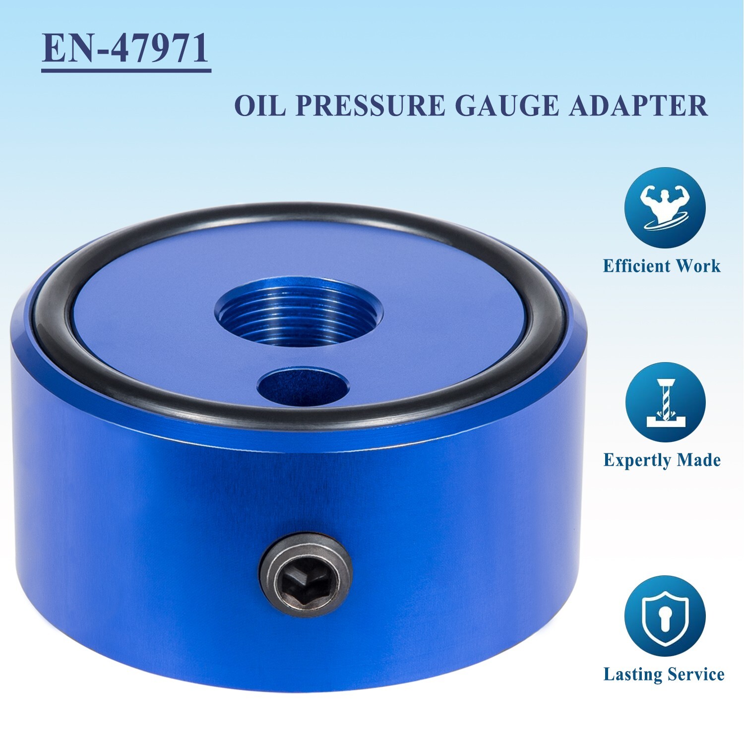 EN-47971 & 7219 Oil Pressure Gauge Adapter for GM 4.8L, 5.3L, 5.7L, 6 ...