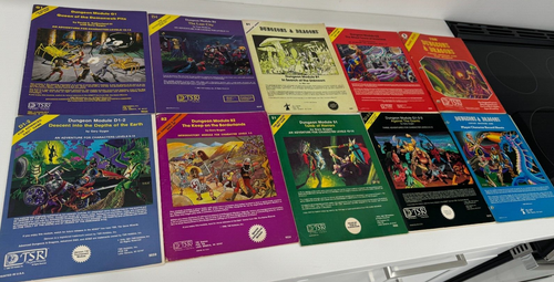 Dungeons and Dragons Dungeon Modules B1, Q1, D1-2, etc Original Vintage ...