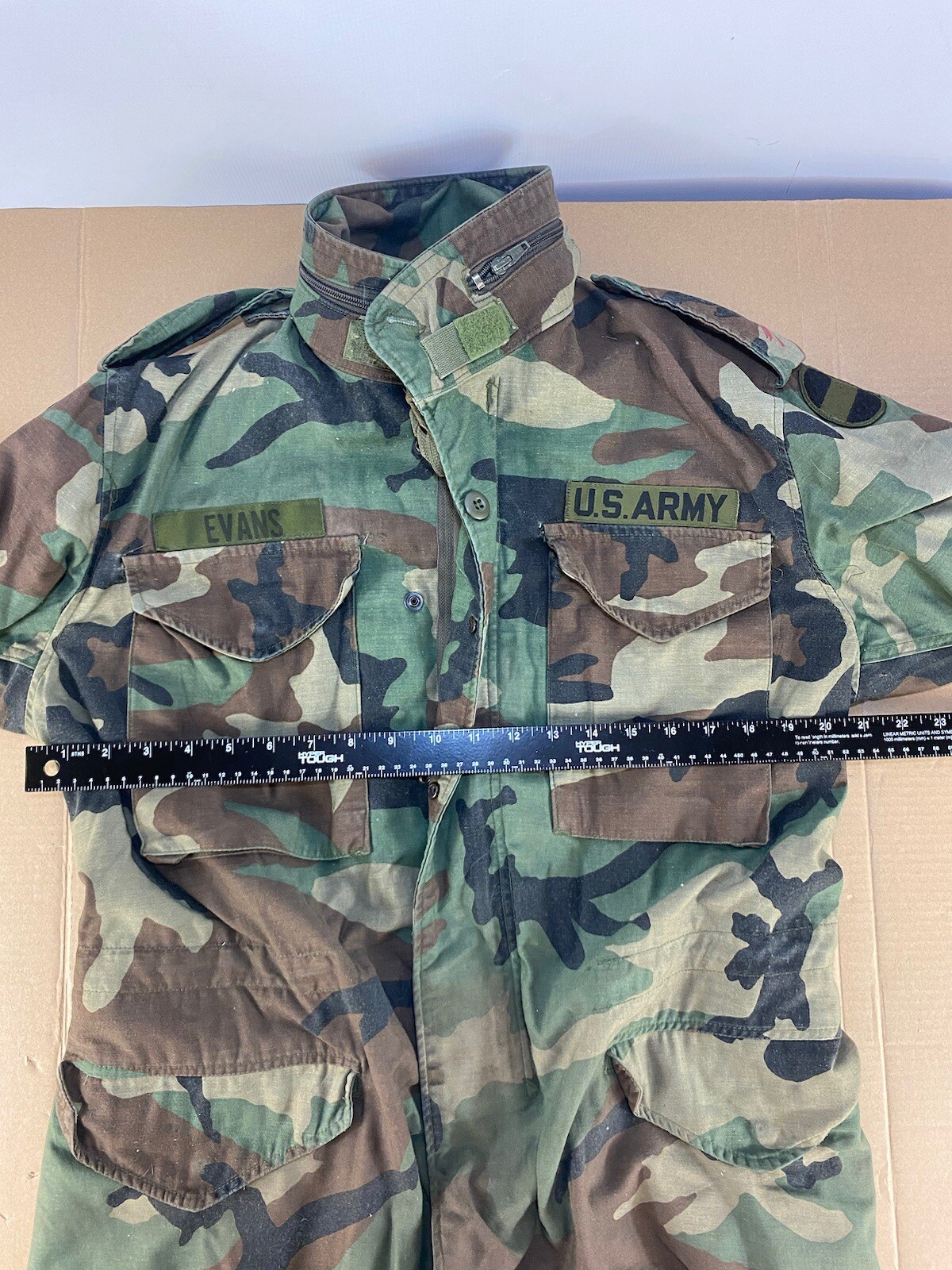 Vintage M65 Military Army Camo Field Woodland Coat Jacket Uniform USMC ...