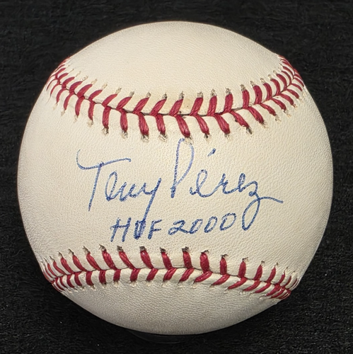 TONY PEREZ Signed 2000 HOF Official MLB Baseball-CINCINNATI REDS-JSA | eBay