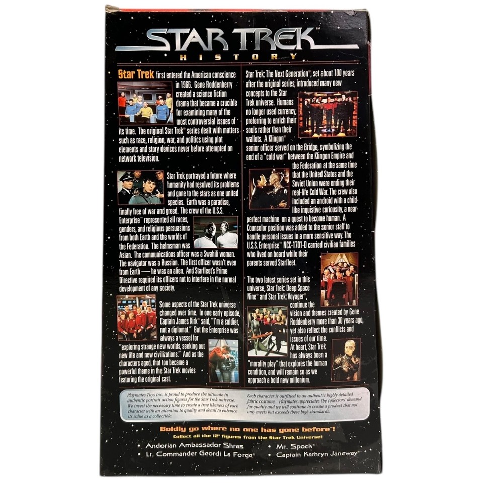 Star Trek Insurrection Lt. Commander Geordi Laforge 12" Action Figure ...