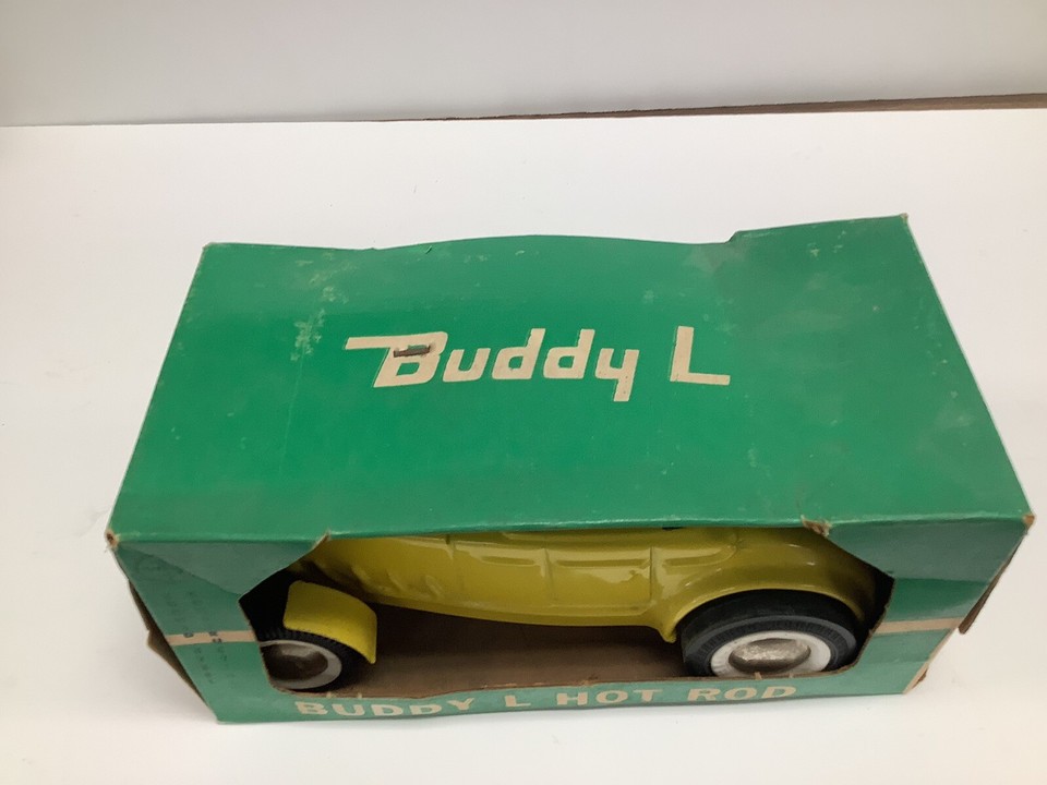 Vintage Buddy L Hot Rod Roadster Pressed Steel 9 1/2" x 5 1/2" | eBay