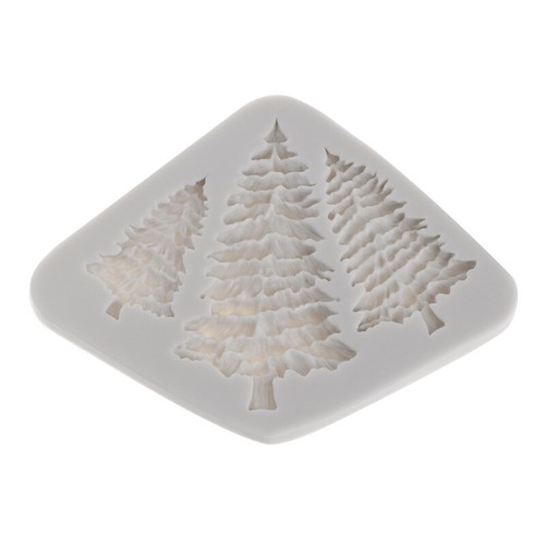 Flexible Pine Tree Molds DIY Cake Decor Home Party Holiday | eBay