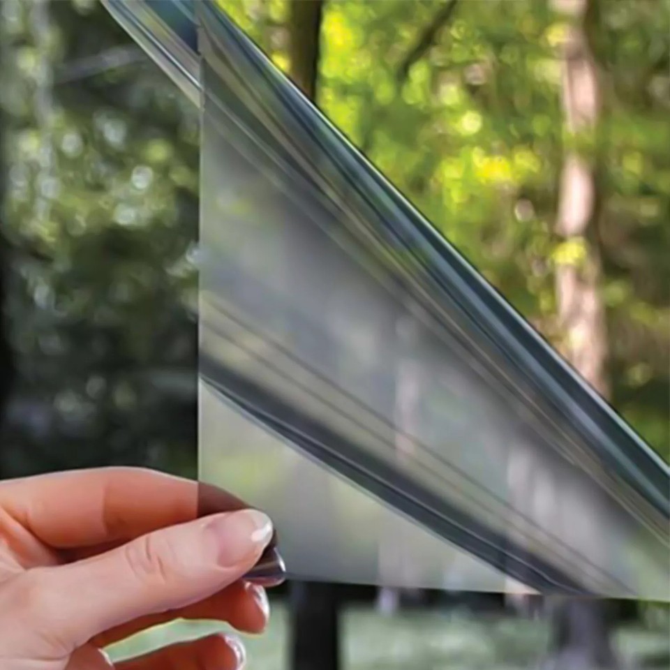 One Way Mirror Tint Window Film Privacy Protect UV Reflective Sun Block ...