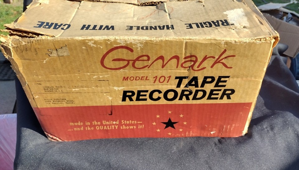 Gemark Reel To Reel Tape Player Vintage, Works | eBay