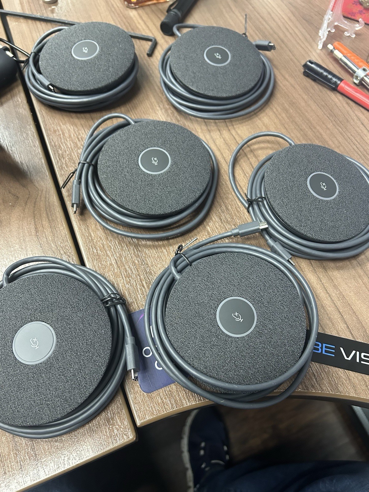 Logitech, 889-000136, V-U0049 Black/Gray Rally Mic Pod Microphone | eBay