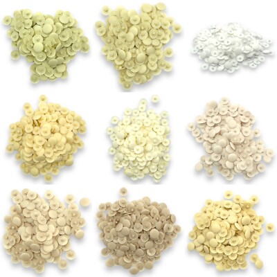 Screw Cover Caps Cream White Bifix™ Pozi Phillips SnapOn 6-8g Pz2 Ph2 ...