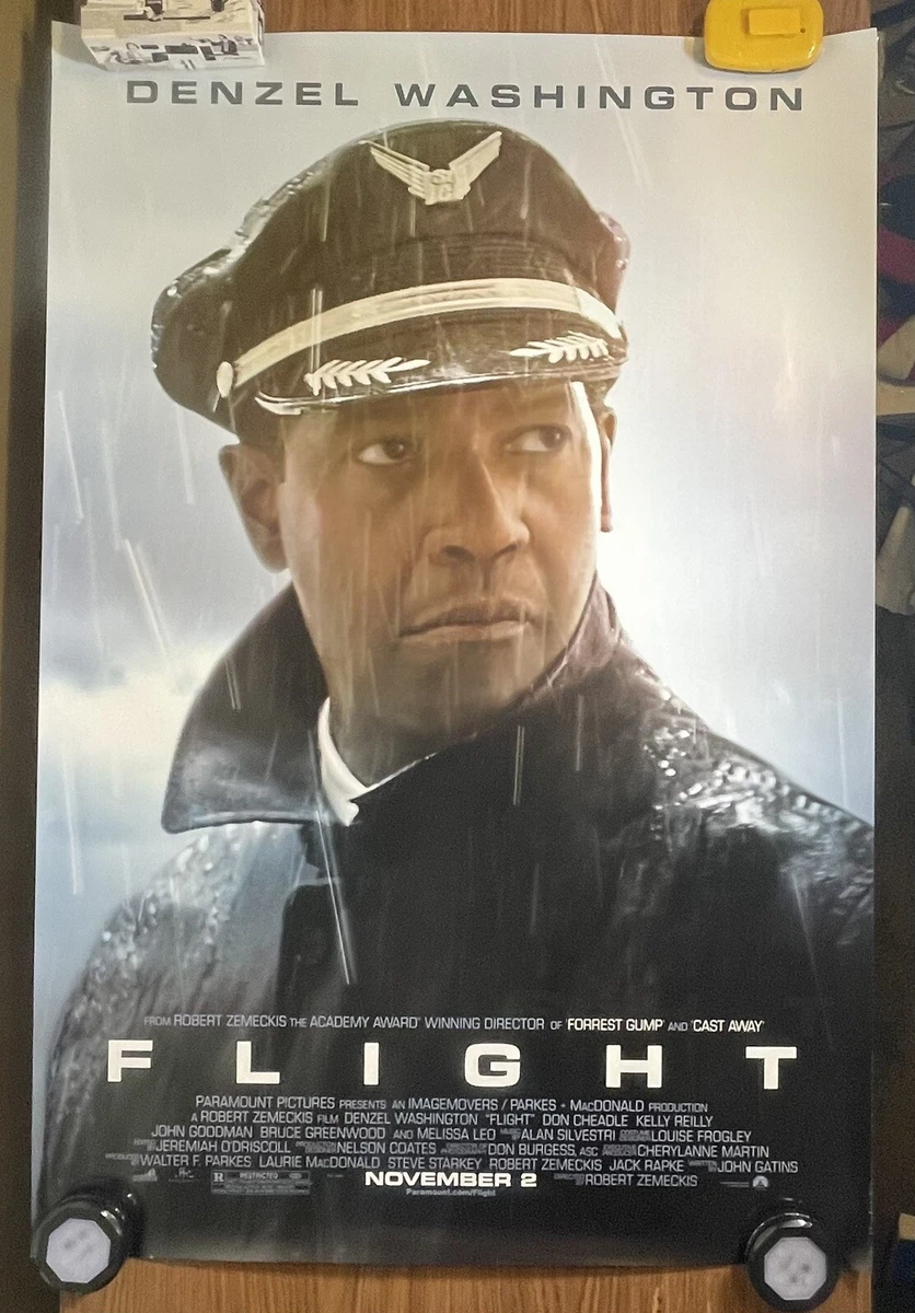 Denzel Washington Flight Poster