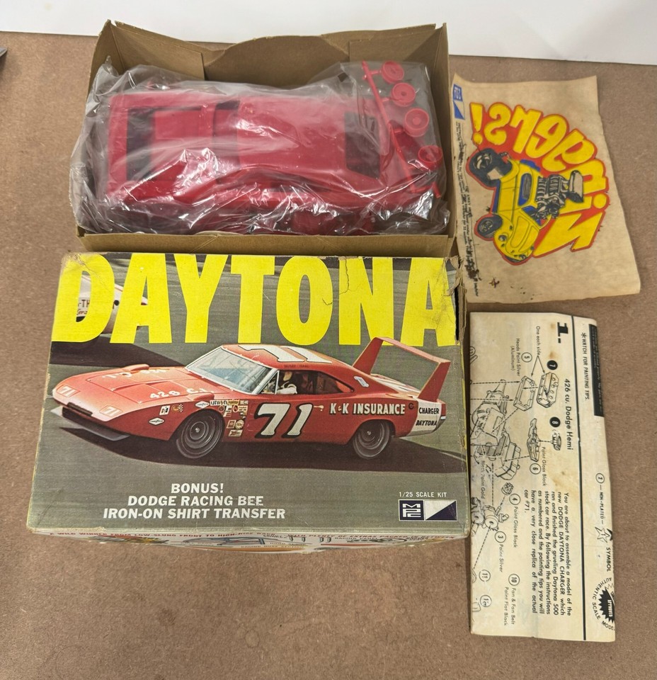 MPC 1/25 ‘70 Dodge Charger Daytona K&K Insurance NASCAR Bobby Isaac ...