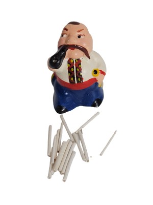 Vintage Souvenir Ukranian Cossack Pipe Smoker Figurine | eBay