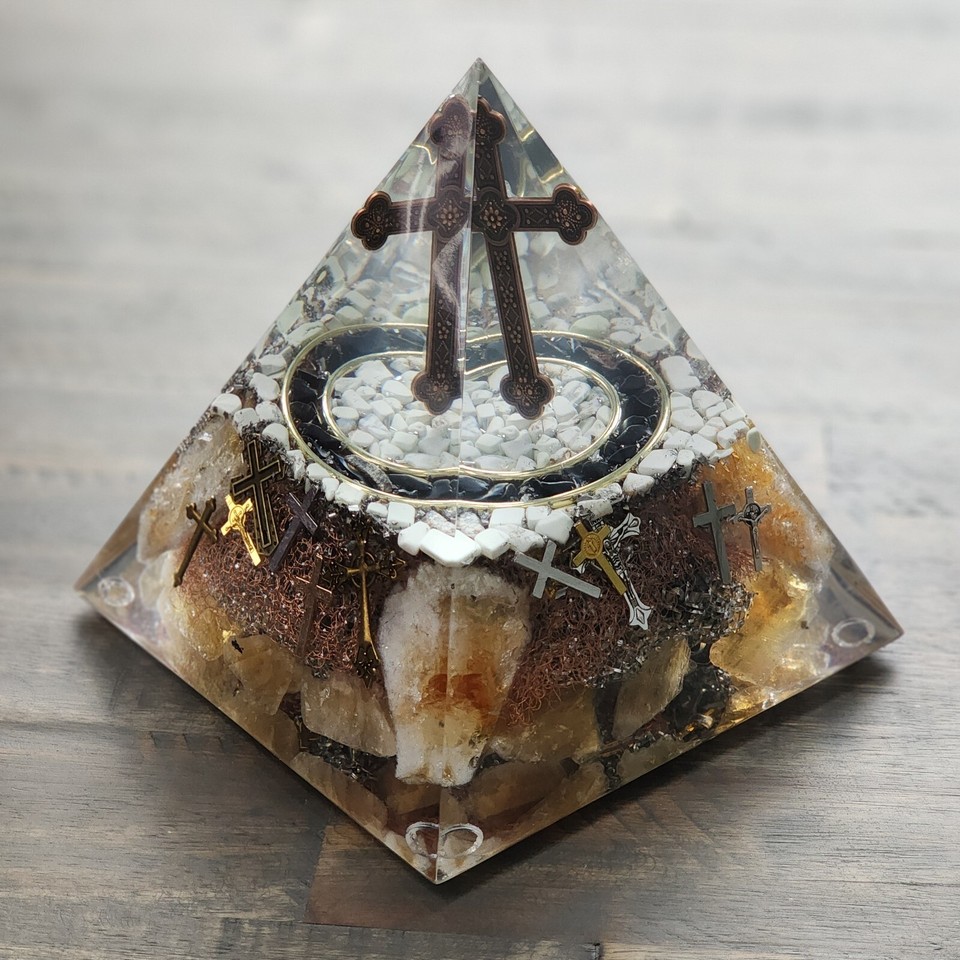 The Heavenly II, Powerful Orgonite Pyramid. 5-1/2" Base And 6-1/4 ...