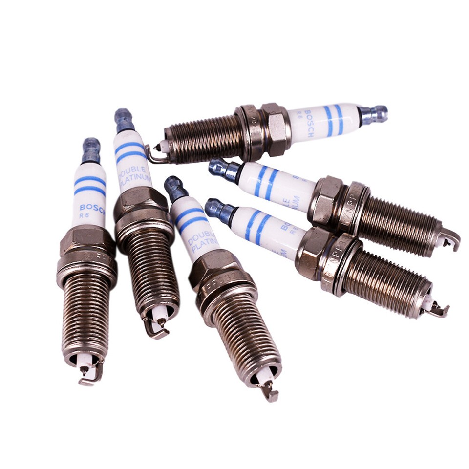 6 OEM For BOSCH Ignition Coils 0221504470 +6 Spark Plugs kit ...
