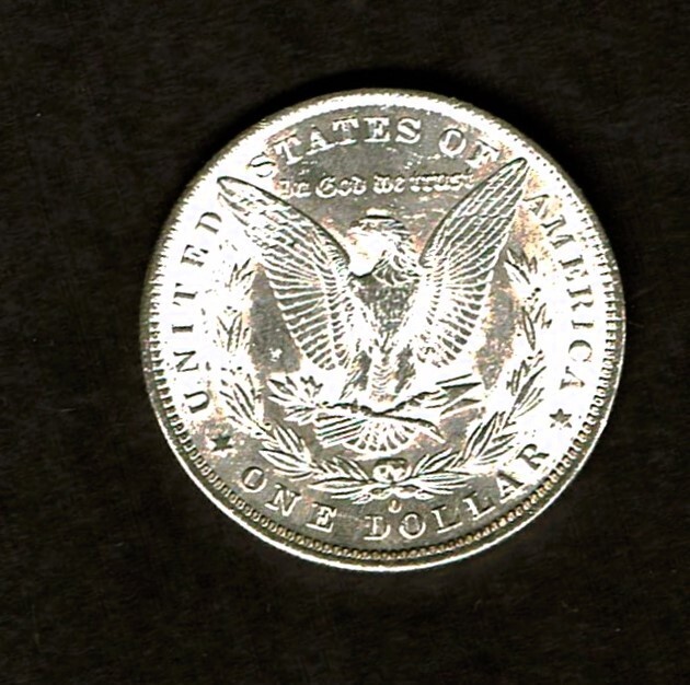 1884 -o Morgan .900 silver dollar w/clean fields & sharp details intact ...