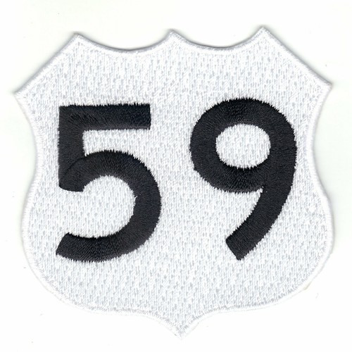 Houston Highway 59 Sign Logo Embroidered Iron On Patch | eBay