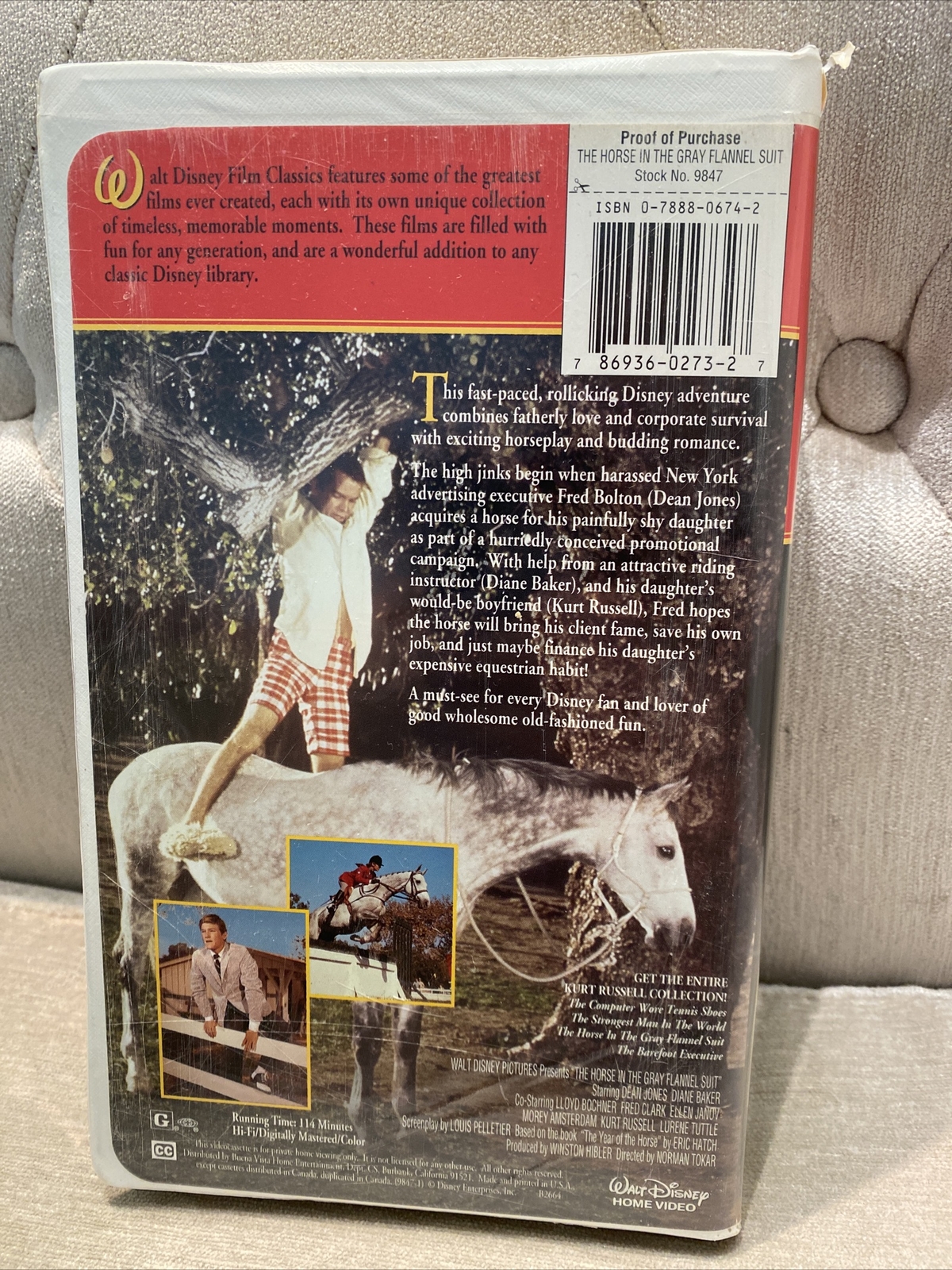 The Horse in the Gray Flannel Suit VHS 1998 Kurt Russell Collection ...