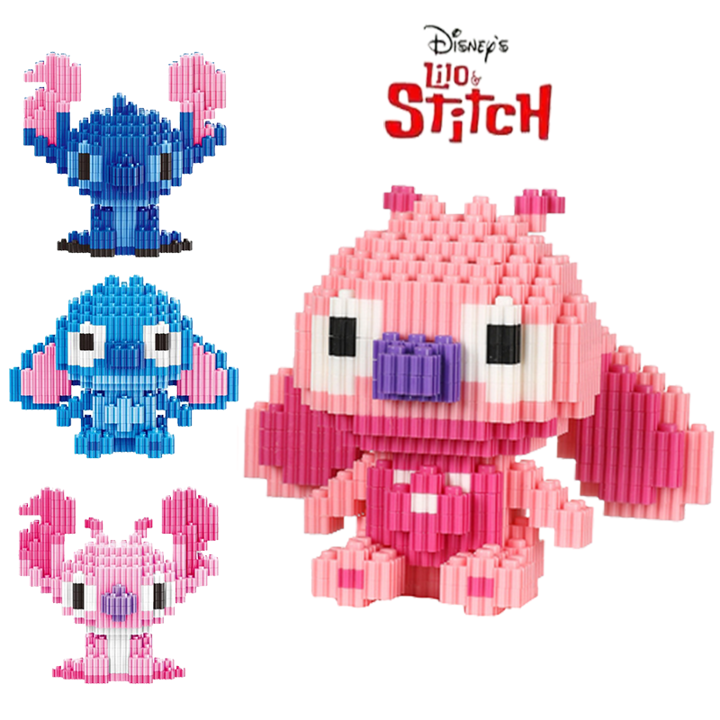 Lilo Stitch Building Blo Toy Mini Figure Collection Ornament Kid Gift ...