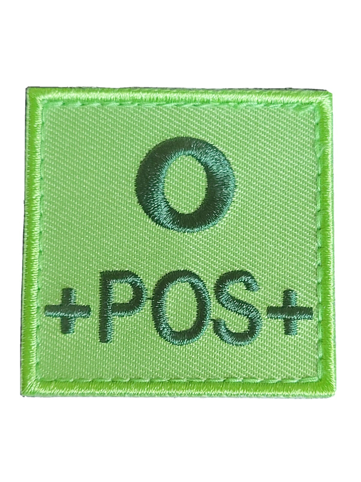 Patch O+ Green Jungle Scratch Rhesus Blood Group O Positive Insignia | eBay