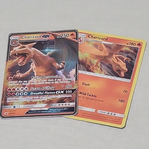 Pokemon TCG Detective Pikachu Charizard Gx Sm195 Promo + Charizard 5/16 ...