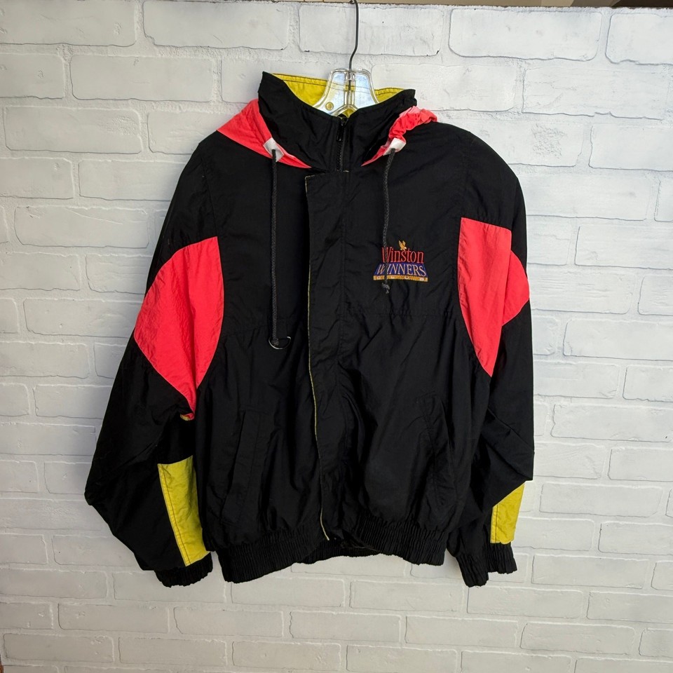 Style Auto Racing Vintage 1993 Nascar Winston Winners Club Windbreaker ...