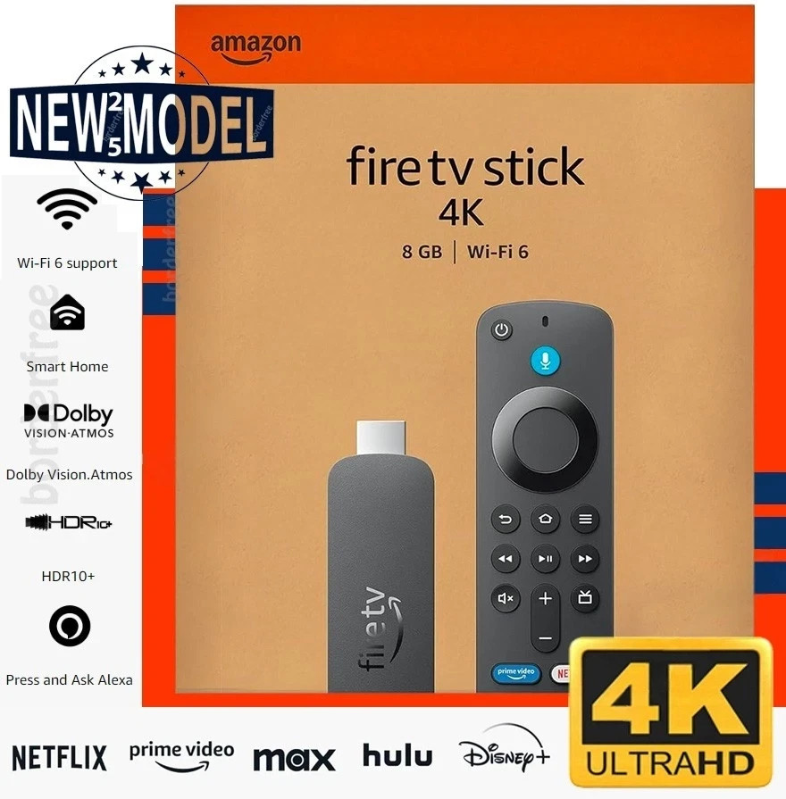 NEW Amazon Fire TV Stick 4K UHD Streaming Media Player with Alexa ...