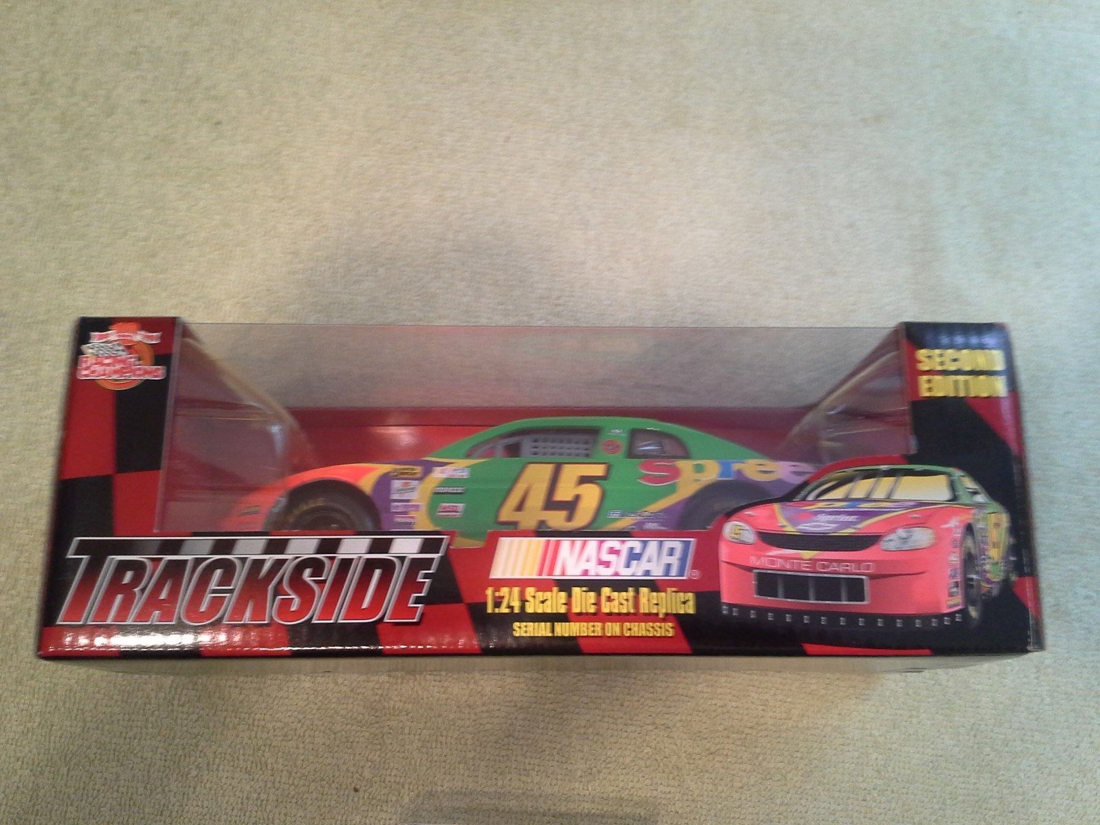 1999 Racing Champions Trackside Adam Petty #45 Spree #/2499 Diecast 1/ ...